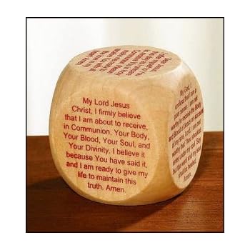 Amazon.com: 1.5" Original Wooden PRAYER CUBE with SIX Prayers, Includes ...