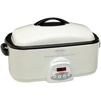 Amazon.com: Rival RO200-W 20-Quart Programmable Roaster Oven: Kitchen ...
