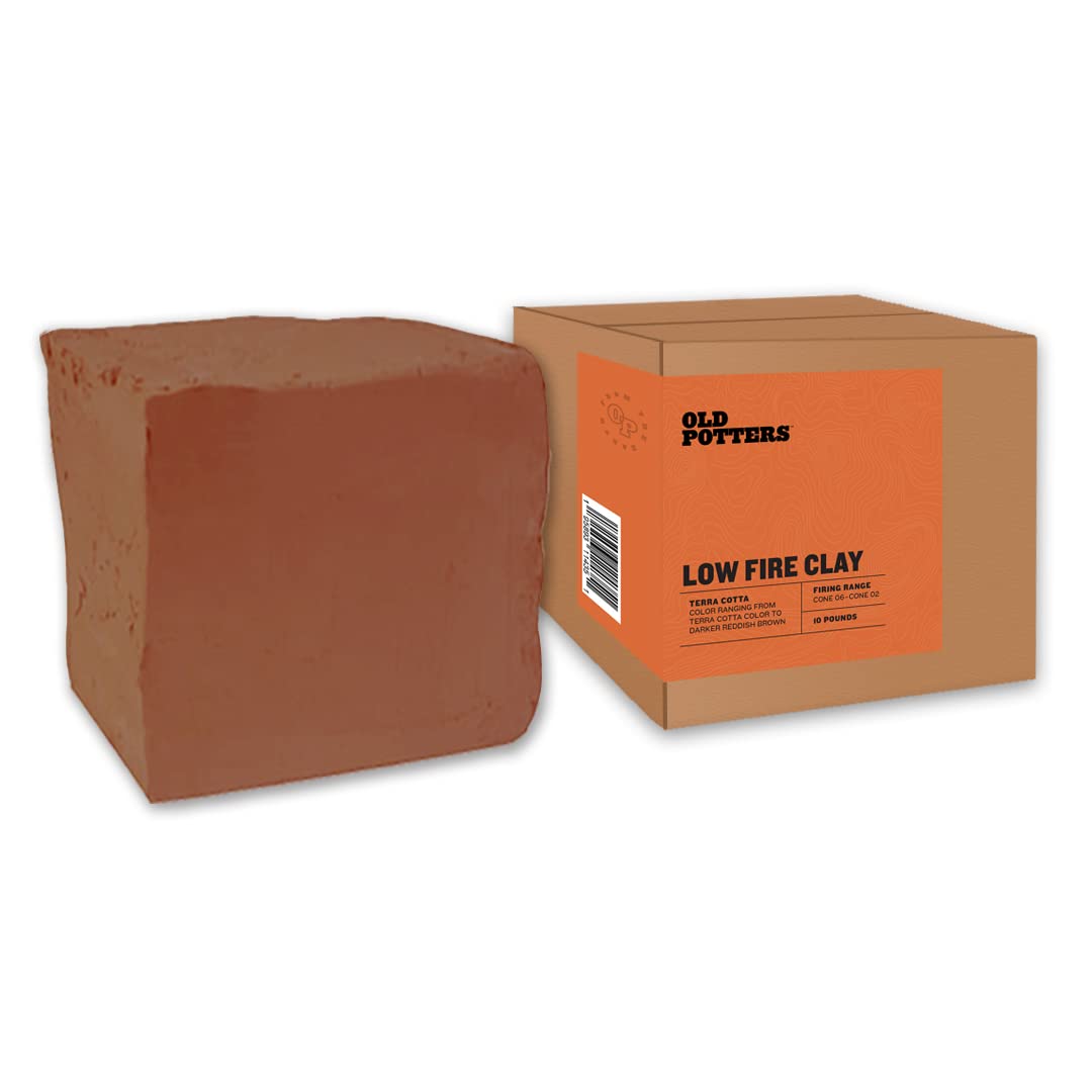 Old Potters Low Fire Pottery Clay (Cones 06-02) Art Modeling Clay ...