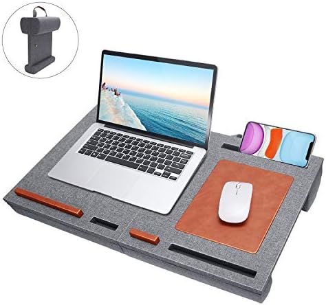Lap Laptop Desk Mouse Pad - Fits up to 15 inches Lap Desk Vented with ...