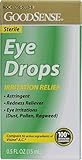 Amazon.com: Goodsense Eye Drops Artificial Tears, Blue, 0.5 Fluid Ounce ...