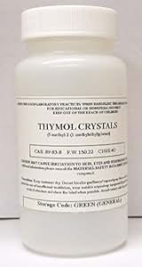 Amazon.com: Thymol Crystals High Purity Aroma Compound 500g Bottle ...