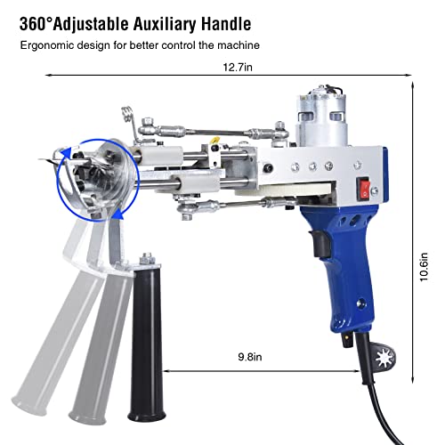 Cut Pile Rug Tufting Gun, Electric Carpet Weaving Flocking Machine ...