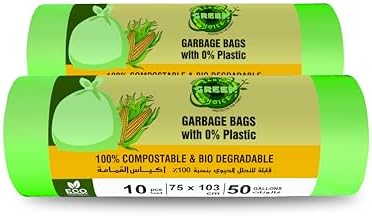 Earth Green Choice Compostable Garbage Bags 75X103 Cms 10'S 2x10 Pcs ...
