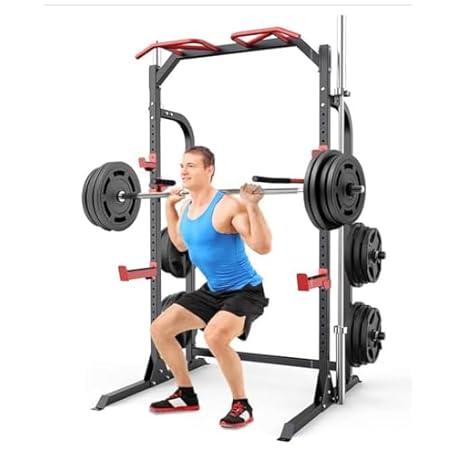 Mua SunHome Power Cage Squat Rack, Multi-Functional Power Rack with ...