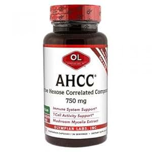 Amazon.com: Olympian Labs Premium AHCC Supplement–750mg of AHCC per ...