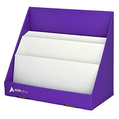 Adir Cardboard Book Display - Classroom Organizer Keeper Bookshelf for ...