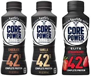 Core Power Elite High Protein Shake (42g), 3 Flavor Variety, Ready To ...
