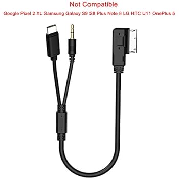 Amazon.com: Mercedes Benz Audio Auxiliary Input male Cable, Hain 3.5mm ...