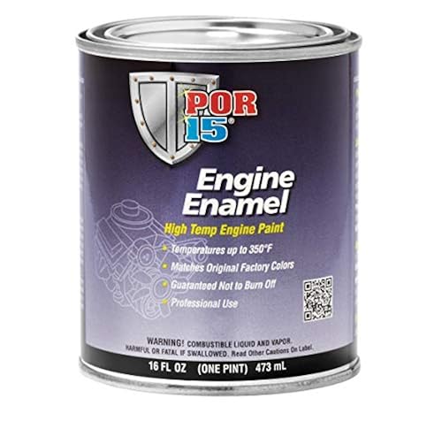 POR-15 Chevrolet Blue Engine Enamel - 1 pt. - High Temp Engine Paint in ...