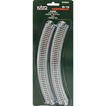 Amazon.com: Kato USA Model Train Products N V13 UNITRACK Double Track ...