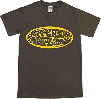 Jefferson Airplane Men T-Shirt Psychedelic Rock Retro Tee: Amazon.it ...