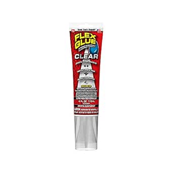 Flex Seal Glue Clear 4 oz - Super Strong Transparent Waterproof ...