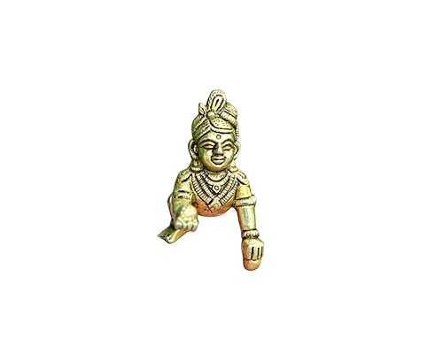 craftslook Brass Laddu Gopal Baby Krishna Krishna Thakur Ji Murti ...