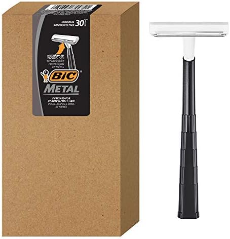 BIC Bic metal men's disposable shaving razors, single blade, 30 count ...