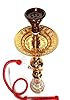 Khalil Mamoon KM Hookah 33" Hookah Chiller Authentic Sadaf (Colors May ...