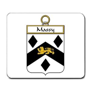 Amazon.com : Massy or Massey Family Crest Coat of Arms Mouse Pad ...