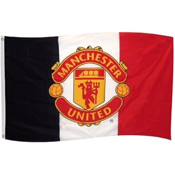 Amazon.com : Manchester United F.C. Flag (Tri color) : Outdoor Banners ...