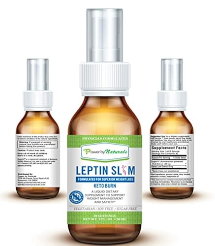 Power By Naturals - Leptin Slim - Dr Formulated Liquid - Clinically ...