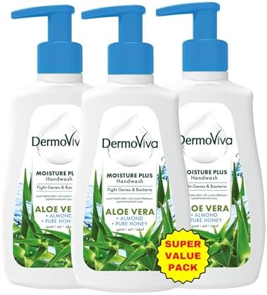 Dermoviva Moisture Plus Handwash - 3x200 ml | Fights Germs & Bacteria ...