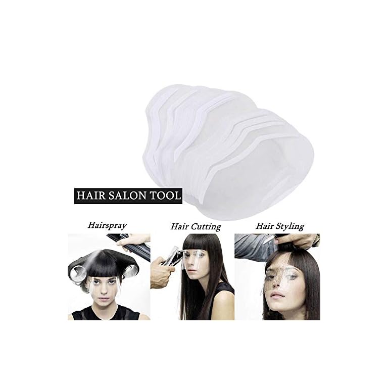 LWBTOSEE 50 PCS Disposable Face Shield Shower Eye Protector, for ...