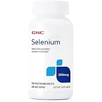 Amazon.com: GNC Selenium 200mcg, 200 Tablets, Helps Build Antioxidant ...