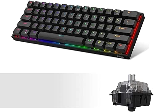 DIERYA DK61E 60% RGB Mechanical Gaming Keyboard | Gateron Optical ...