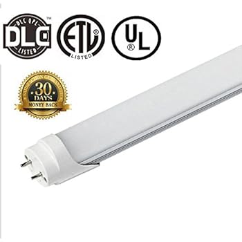Fulight Easy-Installing T8 LED Tube Light, 24-Inch 10-Watt 6000K, F17T8 ...
