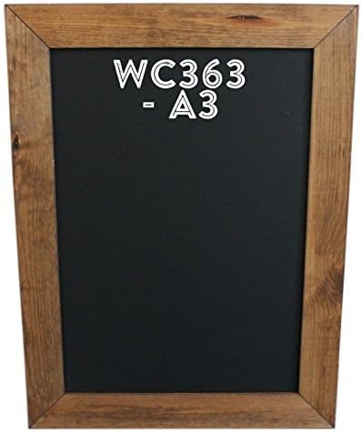 Chalkboards UK Standard Framed Blackboard, Wood, Black, A3, 480 x 360 ...