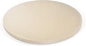 Amazon.com: Round Pizza Baking Stone 9" Diameter, White: Toaster Oven ...