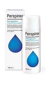 PERSPIREX Loción antitranspirante para manos y pies 100ml: Amazon.com ...