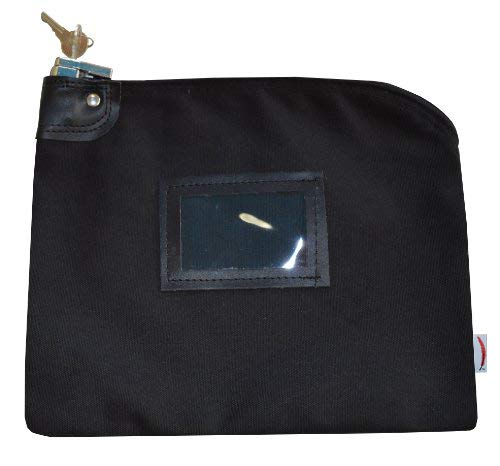Locking Bank Bag Canvas Keyed Security Black in Pakistan - StarShop.pk
