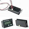 Universal Battery Monitor, LCD Screen Battery Capacity Voltage Meter ...