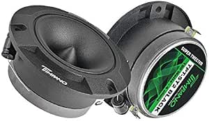 Amazon.com: Timpano TPT-ST2 Black 3.75 Inch Super Tweeter, 4 Ohm, 500 ...