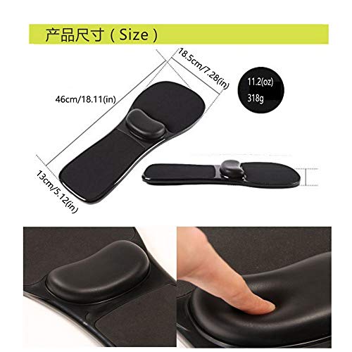 Ergonomic Arm Rest for Chair Adjustable Mouse Pad with Wrist Support ...