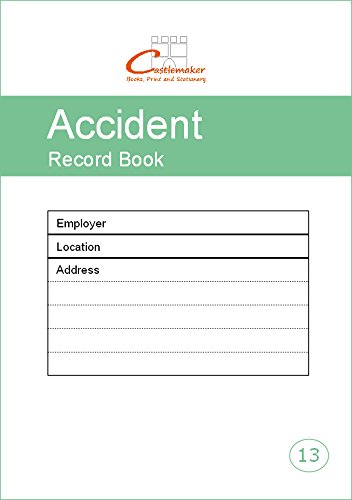 Accident Report Book - First Aid Injury Record School Office: Amazon.co ...