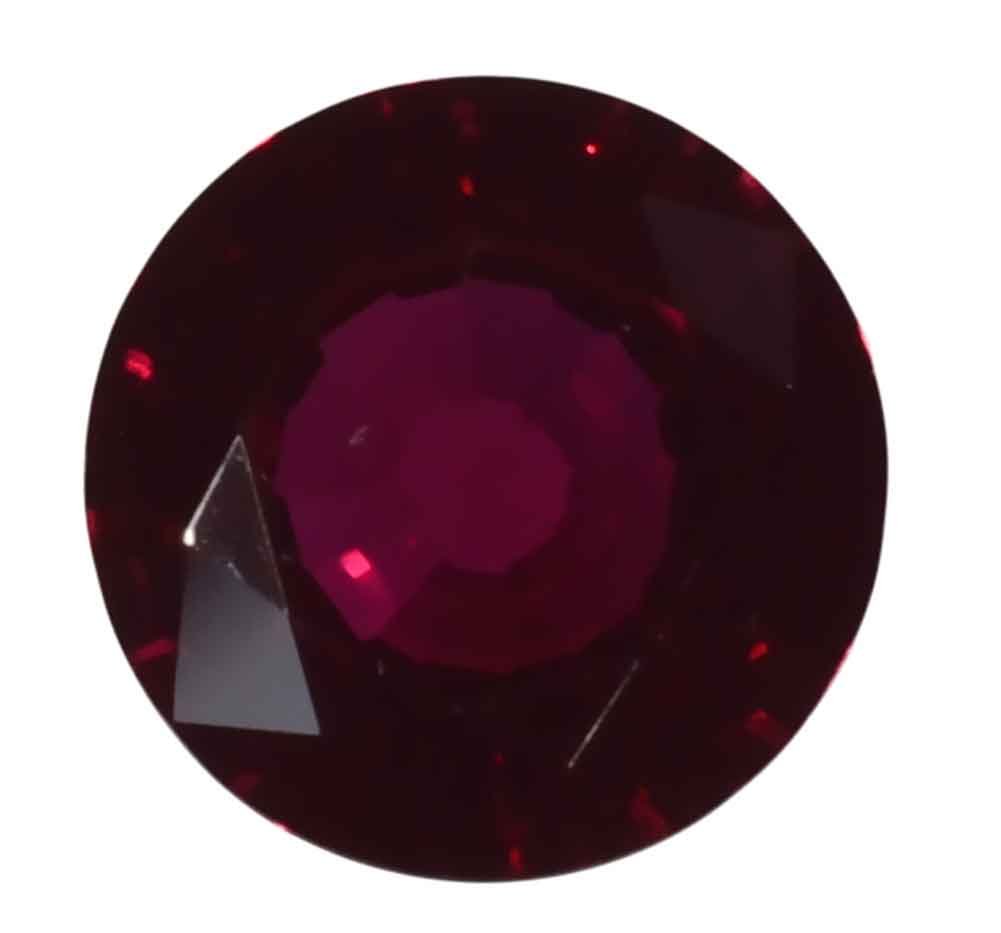 Deep Red Synthetic Ruby 10mm Round Unset Loose Gem Corundum (1) Apparel ...