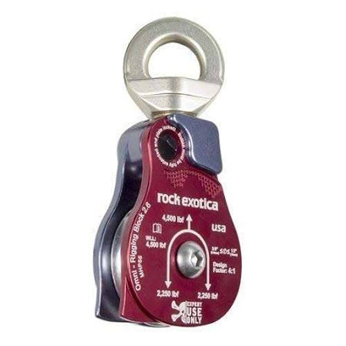 Omni Rigging Block Swivel 2.6" Material Handling Pulley Loss Proof ASME ...