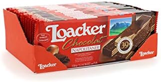 Loacker Chocolate Napolitaner / Hazelnut, 118g/4.16 oz., pack of 16 ...