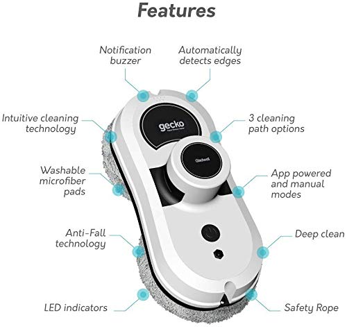Gladwell, Gecko Robot Limpiador de ventanas, aplicación de tecnología ...