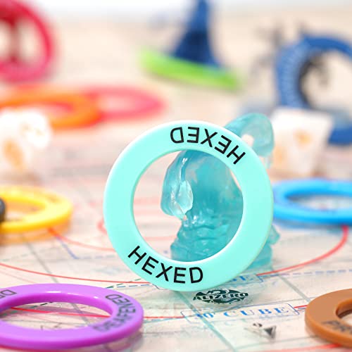 Upgraded ALIZERO DND Miniatures Condition Rings - 96 D&D Status Effect ...