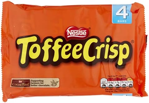 TOFFEE CRISP Milk Chocolate bar Multipack 38g (Pack of 4) price in ...