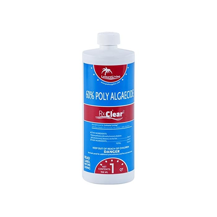 Buy Rx Clear Algaecide 60 Plus | Non-Foaming Formula for Above Or In ...