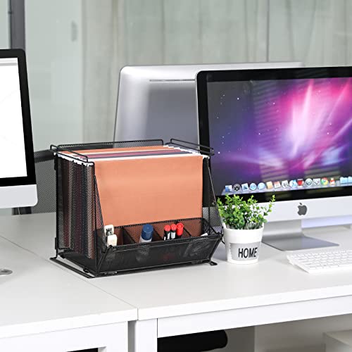 Stackable File Box With a Triangular Metal Basket, Organizer Racks ...