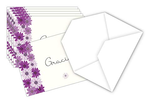 Buy 20 Tarjetas de Agradecimiento Thank You cards Notes in Spanish ...