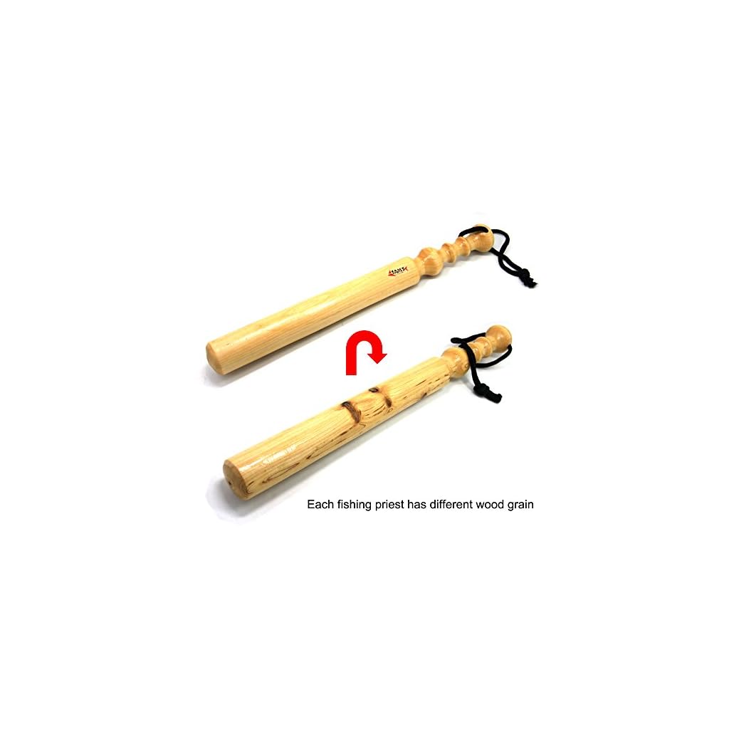 SAMS Kayak Wooden Fish Wacker Bat Fishing Priest Billie Club (14-Inch ...