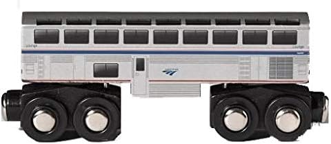 Amazon.com: Amtrak Wooden Train Sightseeing Superliner Sightseer Lounge ...