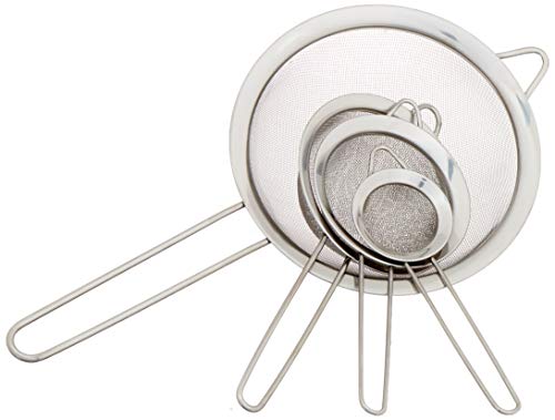 UrbanWare Set of 4 Fine Mesh Stainless Steel Strainers - Four Pack Tami ...