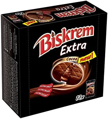 Ulker Biskrem Extra Chocolate Biscuits, 12 x 35 g price in Saudi Arabia ...