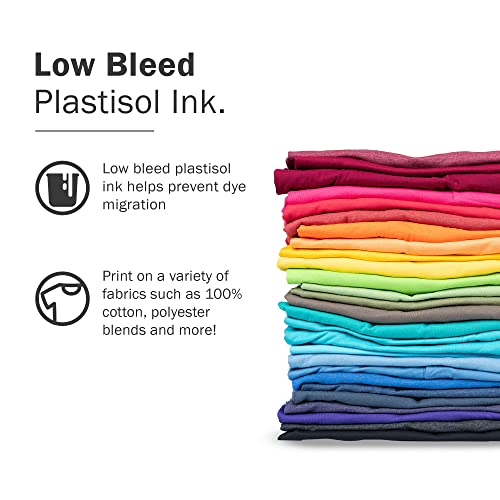 Rapid Cure White Plastisol Ink For Screen Printing Low Temperature Curing Ink By Screen Print rapid-cure-white-plastisol-ink-for-screen-printing-low-temperature-curing-ink-by-screen-print